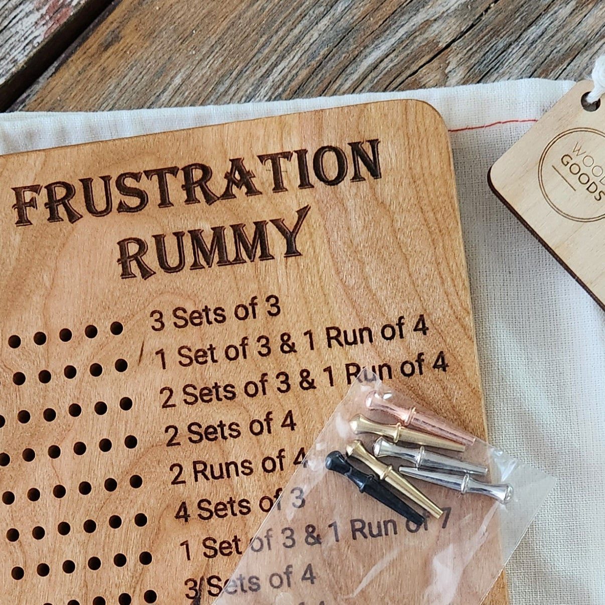Frustration Rummy – Wood Goods