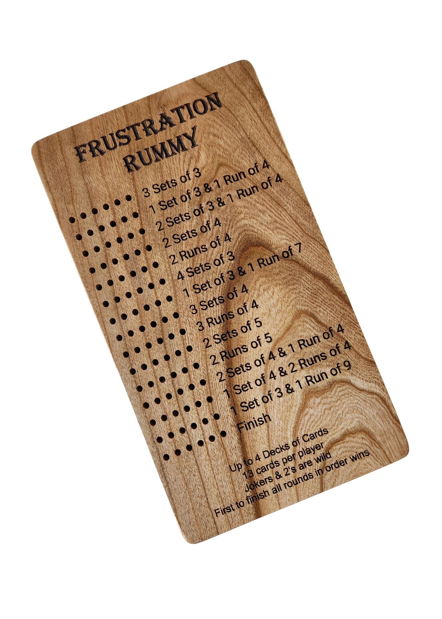 Frustration Rummy – Wood Goods